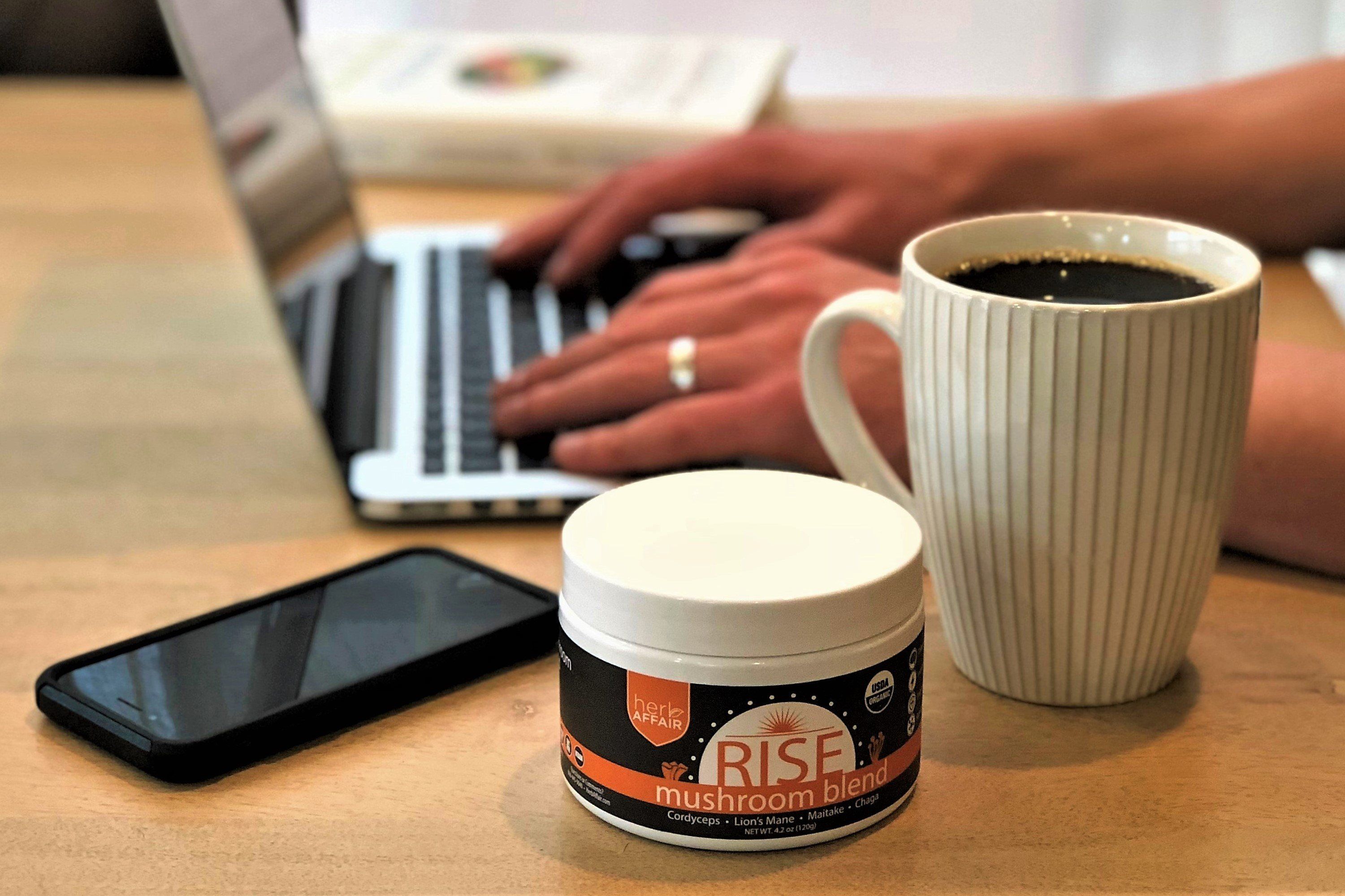 Introducing Our New RISE Mushroom Blend – Herb Affair