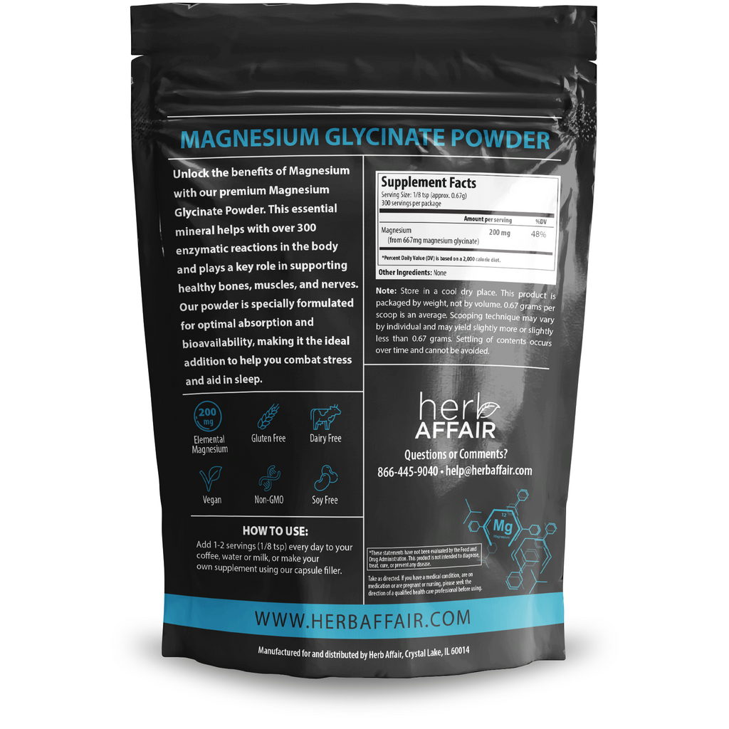 Magnesium Glycinate Powder (7.05 oz)