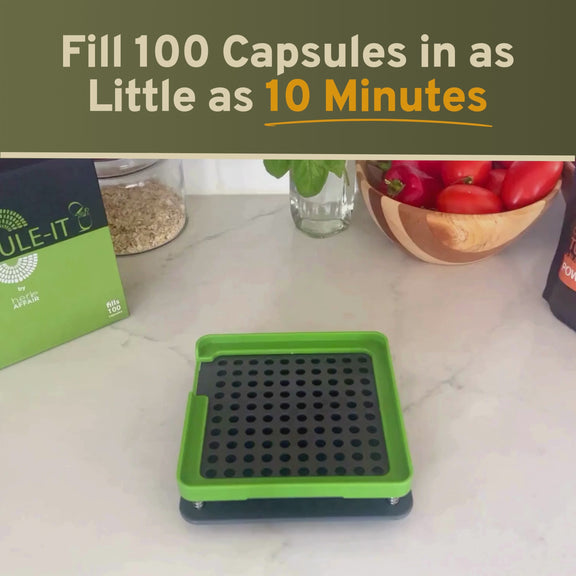 CAPSULE-IT Capsule Filling Machine | 100 Hole Filler – Herb Affair